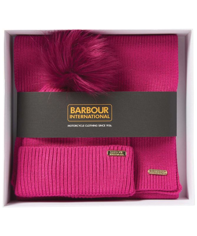 Barbour International Mallory Beanie & Scarf Gift Set | Jules B