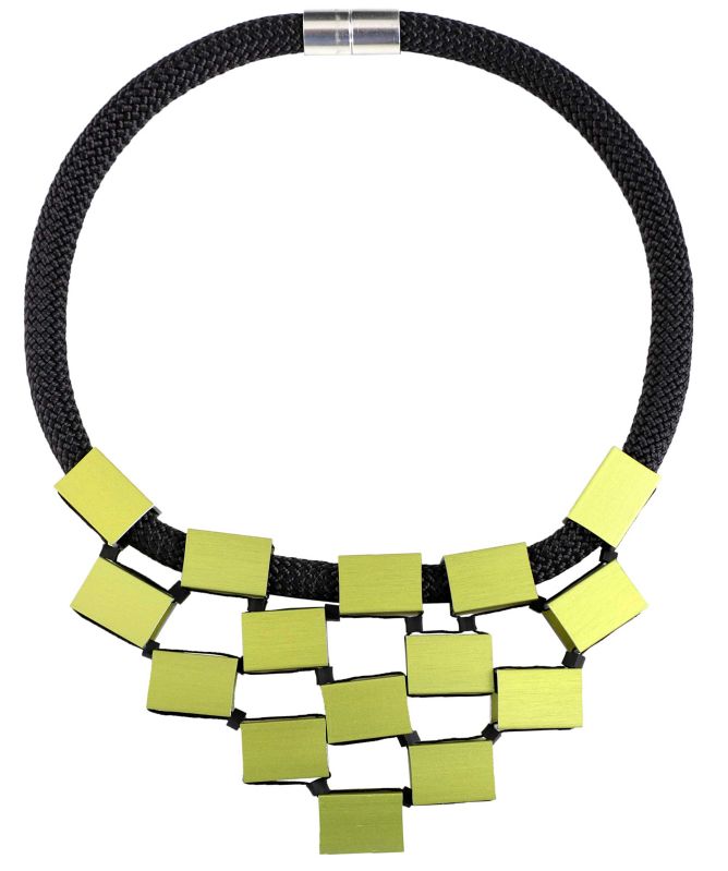 Christina Brampti Aluminium Cube Necklace | Jules B