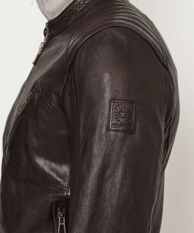 Belstaff Leather V Racer Jacket | Jules B