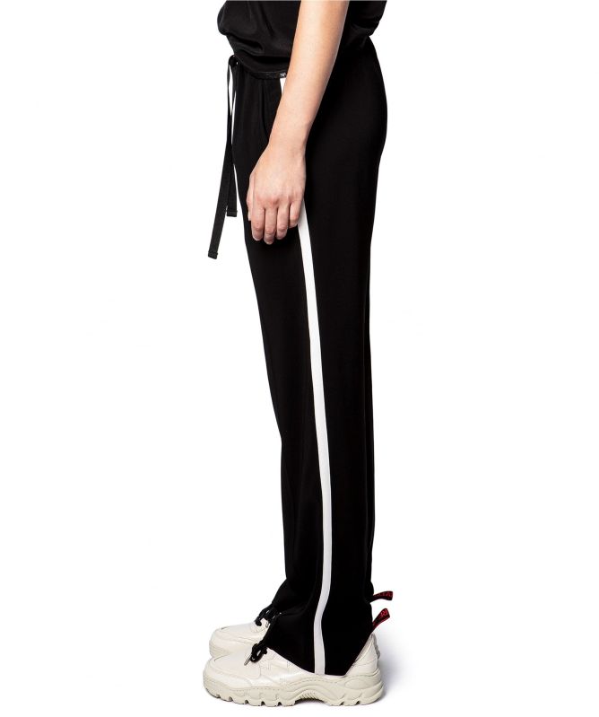 Zadig & Voltaire Black Pomy Trousers | Jules B