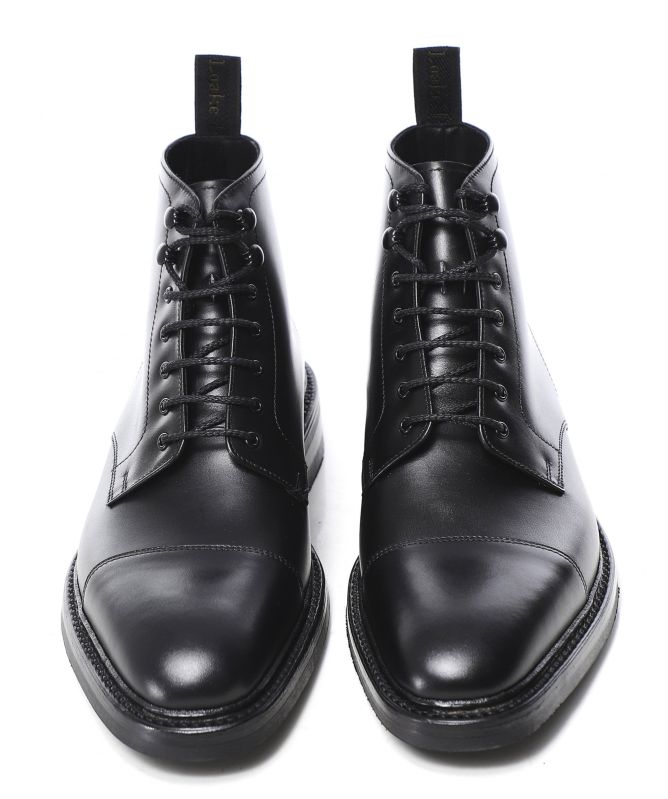 Loake Black Leather Roehampton Derby Boots | Jules B