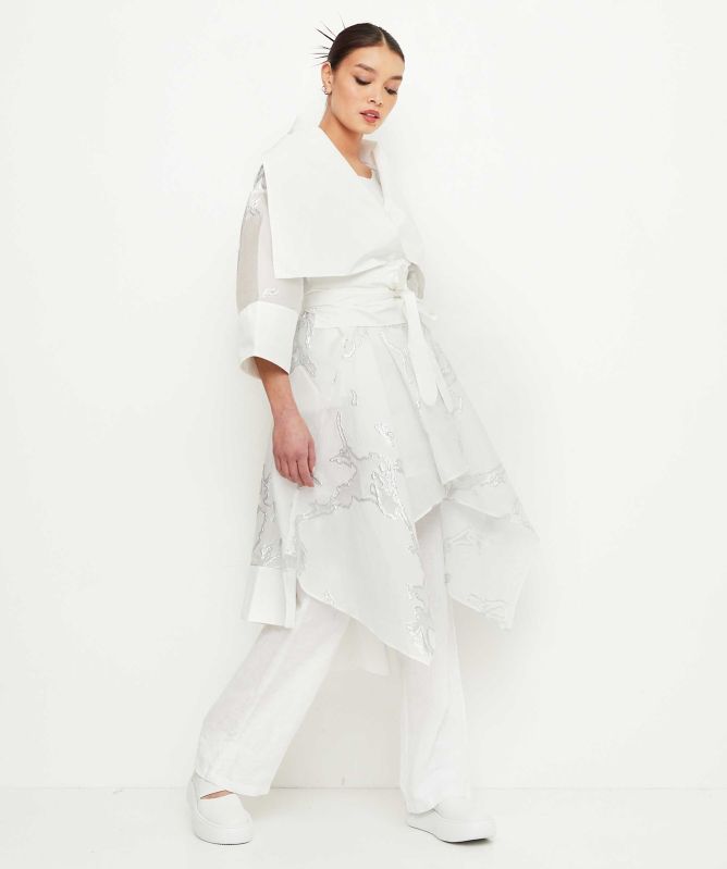 Bize Gilded Cape Jacket