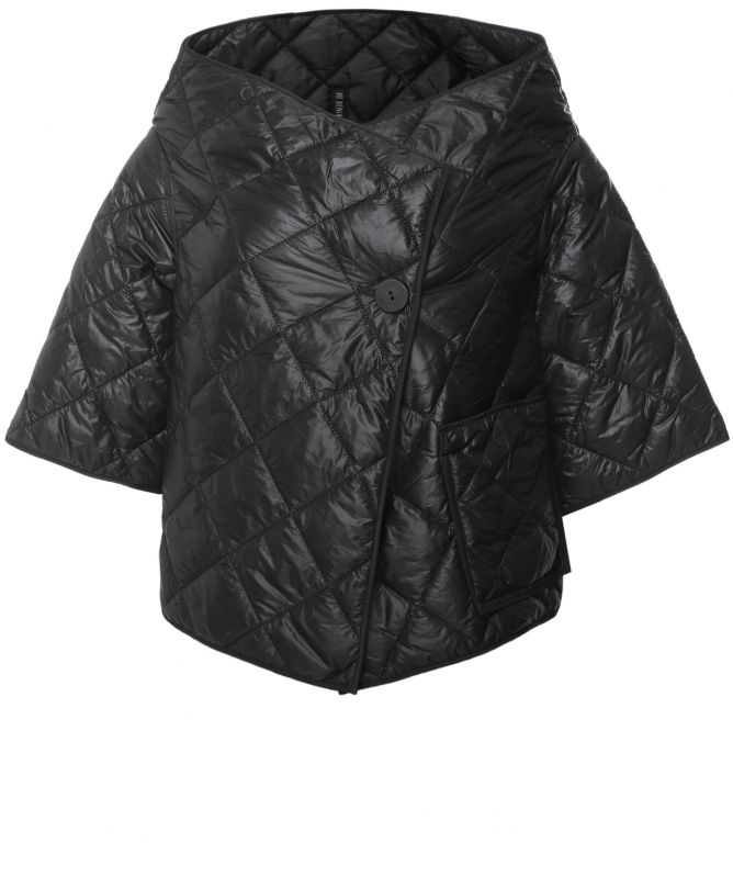 Xenia Design Black Stola Neok Quilted Jacket | Jules B