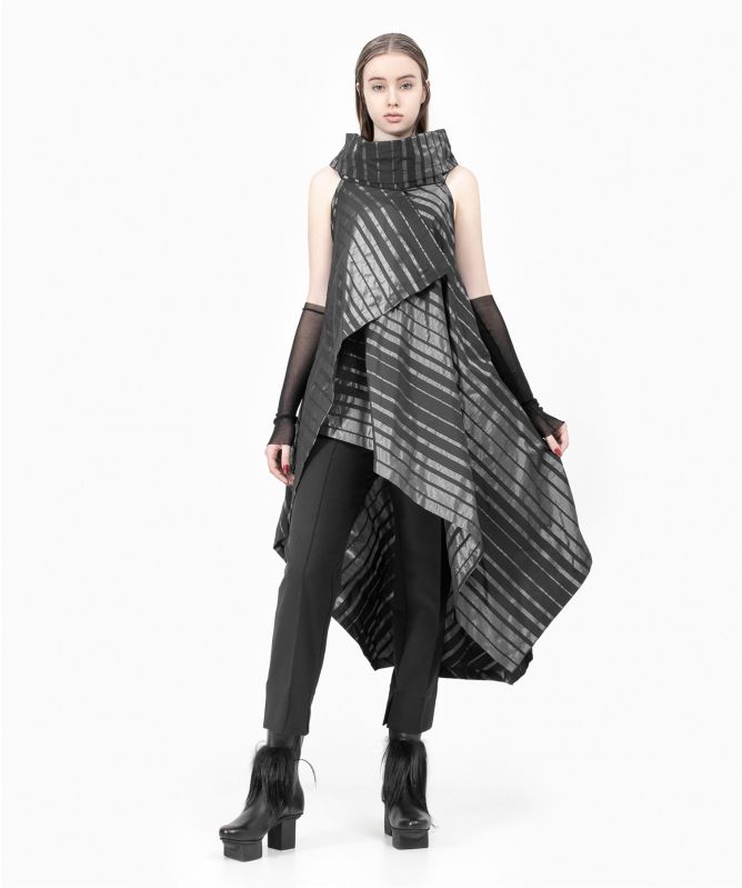 Xenia Design Zapi Stripe Taffeta Tunic | Jules B