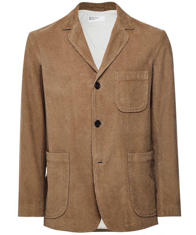 Universal Works Cotton Corduroy Three Button Jacket | Jules B