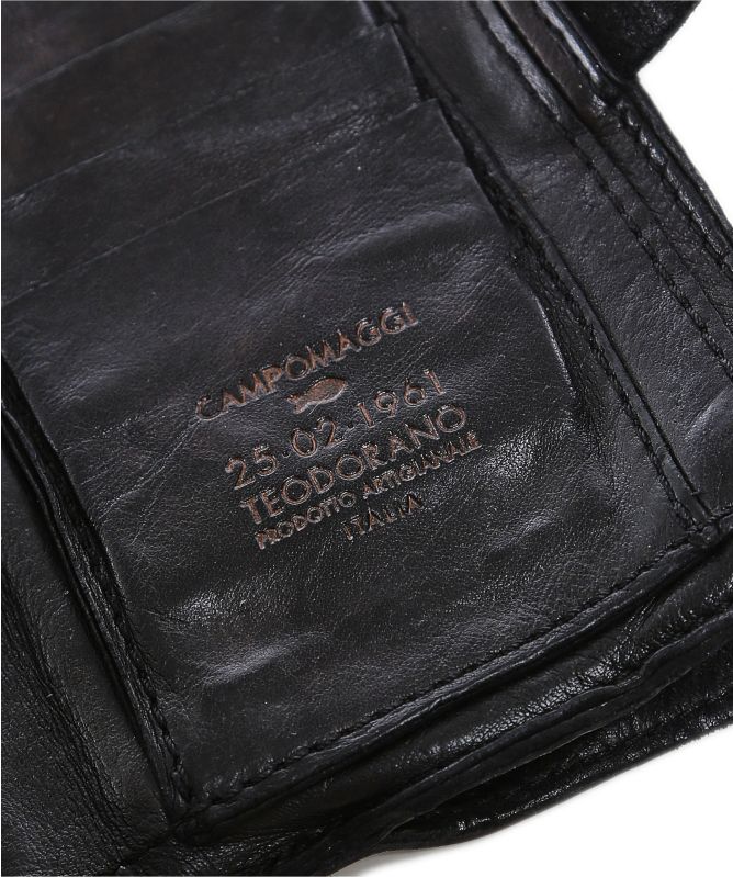 Campomaggi Black Prestige Leather Wallet | Jules B
