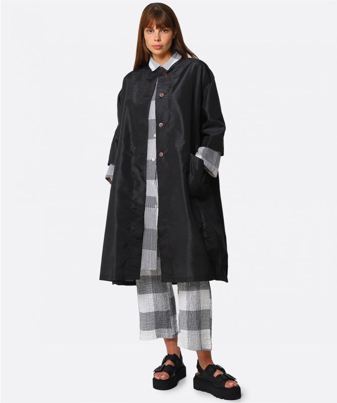 Thanny Black Tafia Oversized Jacket | Jules B