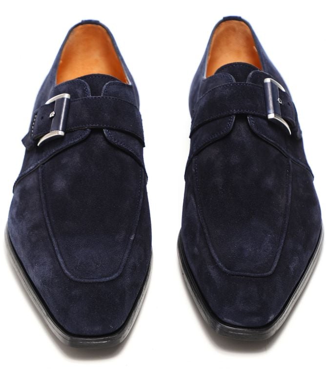 Magnanni Suede Monk Shoes | Jules B