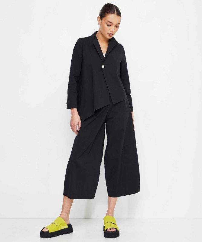 Thanny Asymmetrical Cropped Jacket