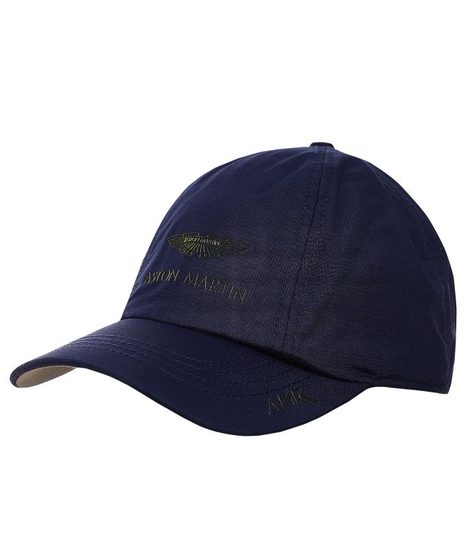 Hackett Navy AMR Rubberised Logo Cap | Jules B