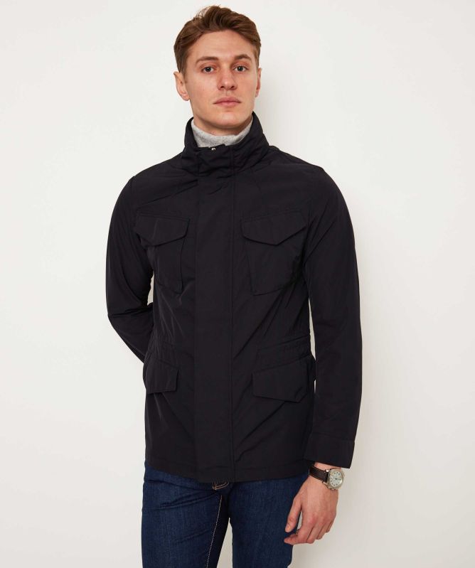 Montecore Dark Blue Utility Jacket | Jules B