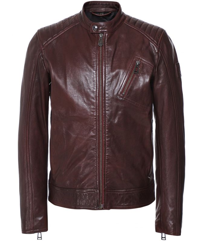 Belstaff Red Leather V Racer 2.0 Jacket | Jules B