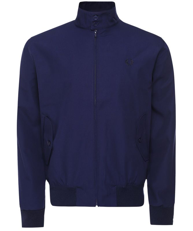 Fred Perry Navy Water-Resistant Harrington Jacket | Jules B
