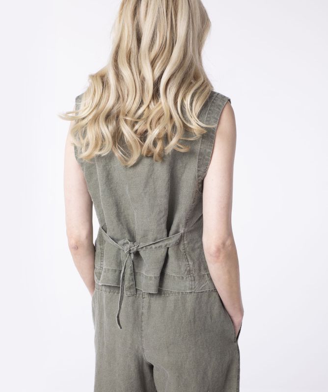 OSKA Linen Kallea Vest | Jules B