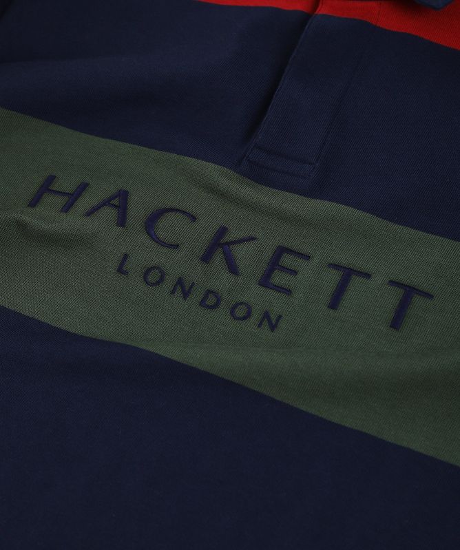 Hackett Heritage Striped Rugby Shirt | Jules B