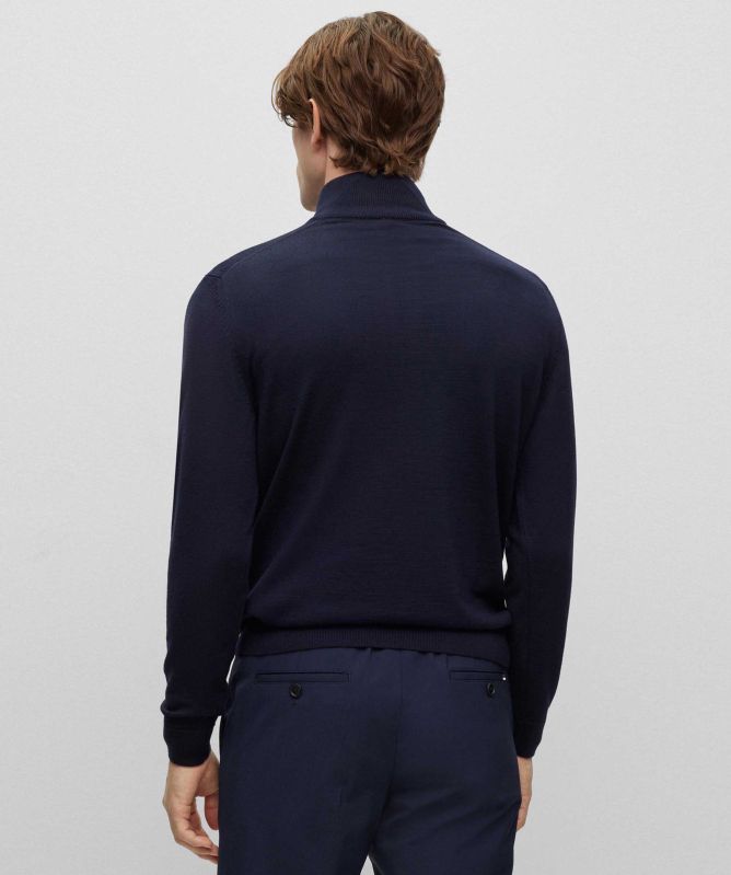 BOSS Half-Zip Ofilato Jumper | Jules B