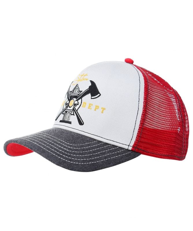 Stetson White Fire Dept. Trucker Cap | Jules B