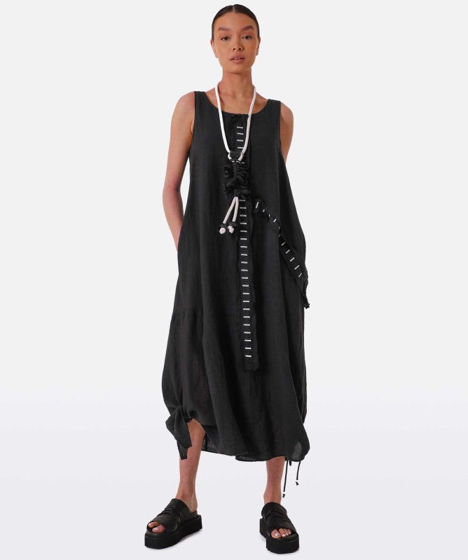 Bize Linen Midi Dress | Jules B