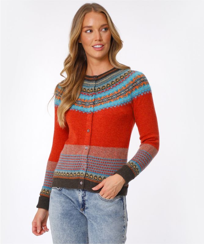 ERIBÉ Alpine Fairisle Merino Wool Cardigan | Jules B