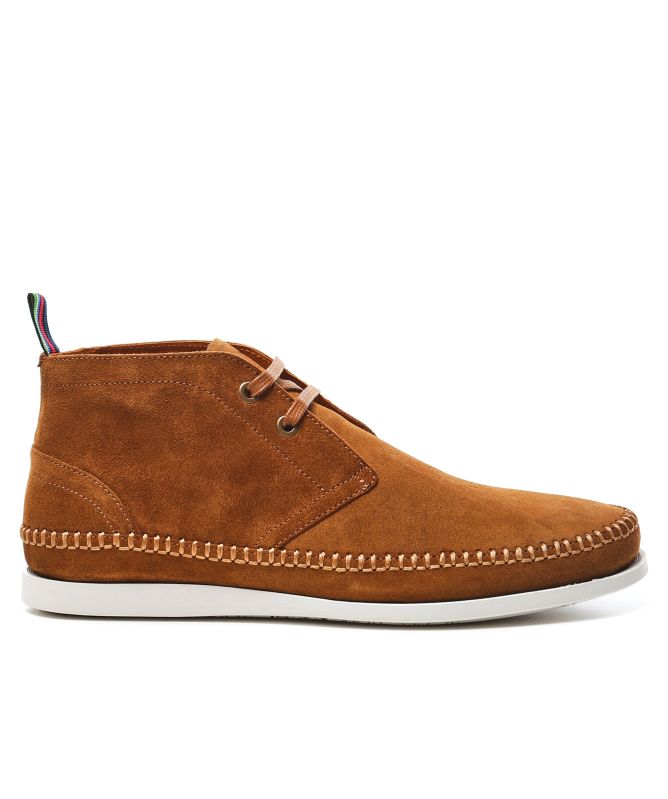 Paul Smith Tan Suede Neon Boots | Jules B