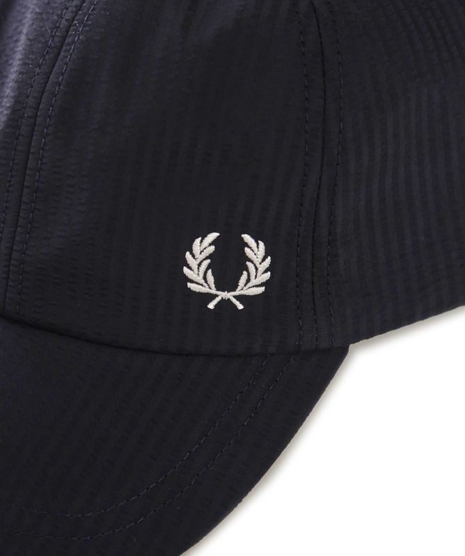Fred Perry Navy Dual Seersucker Cap | Jules B