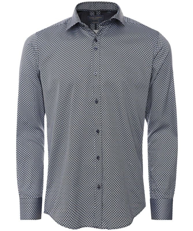 Guide London Slim Fit Geometric Shirt | Jules B