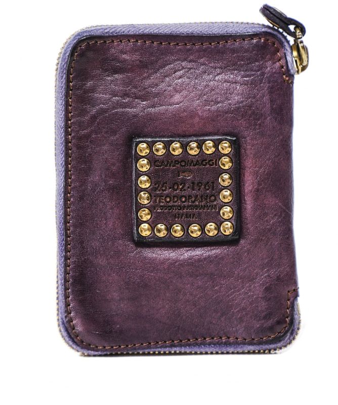 Campomaggi Embellished Leather Zip Around Wallet | Jules B
