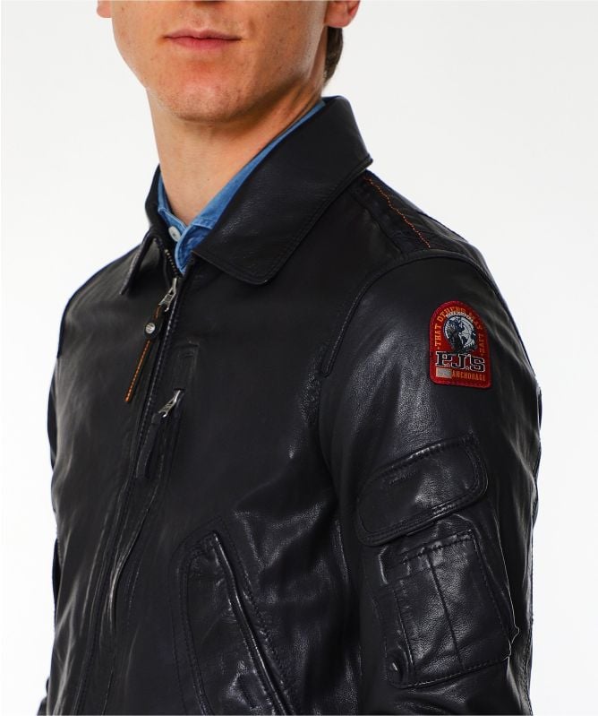 Parajumpers Leather Brigadier Jacket | Jules B