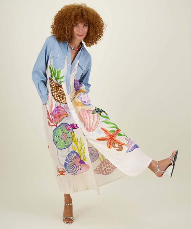 Me369 Elena Denim Mix Dress
