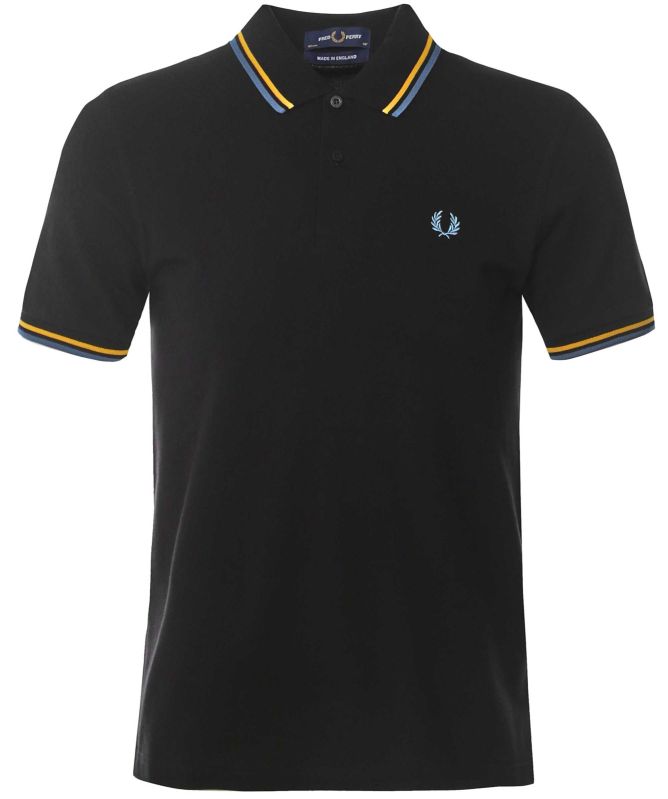 Fred Perry Black M12 Polo Shirt | Jules B