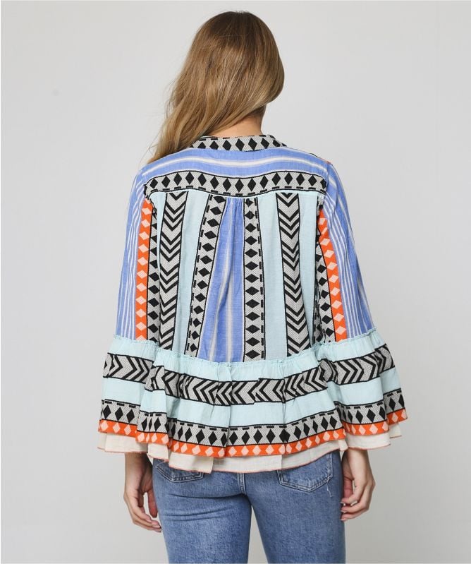 Devotion Zakar Embroidered Blouse | Jules B