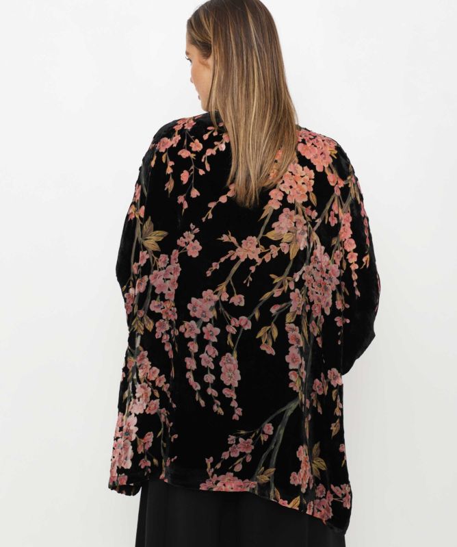 Thanny Floral Devoré Blouse | Jules B