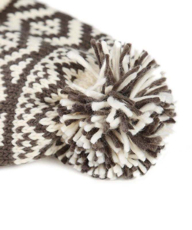 Barbour White Fair Isle Beanie | Jules B