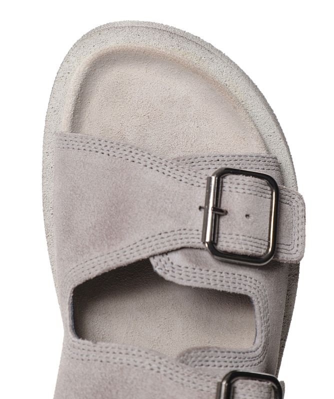 Lofina Suede Buckle Sandals