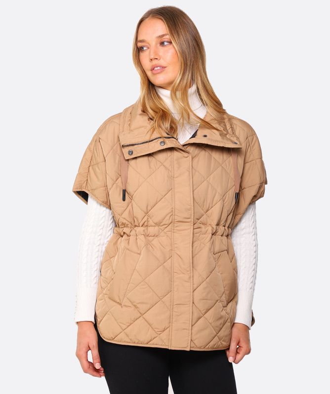 Rino and Pelle Alane Quilted Cape | Jules B
