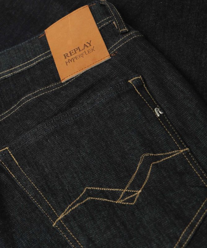 Replay Dark Blue Hyperflex Grover Jeans