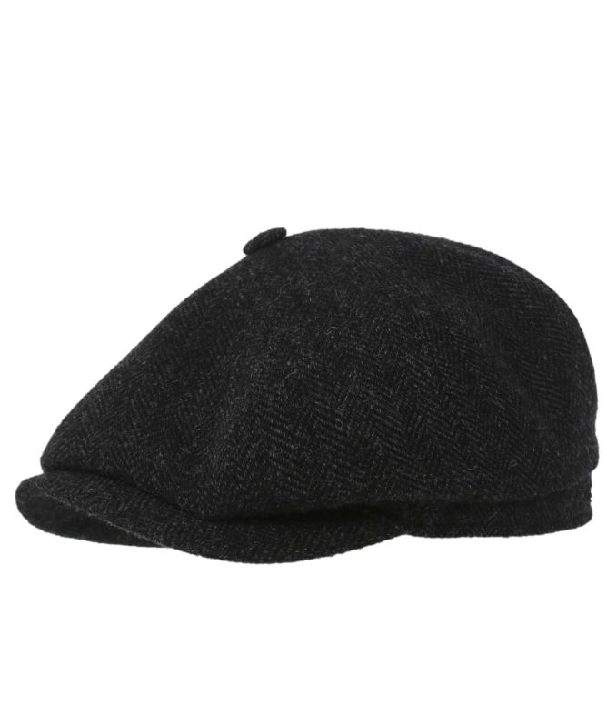 Stetson Wool Herringbone Hatteras Cap | Jules B
