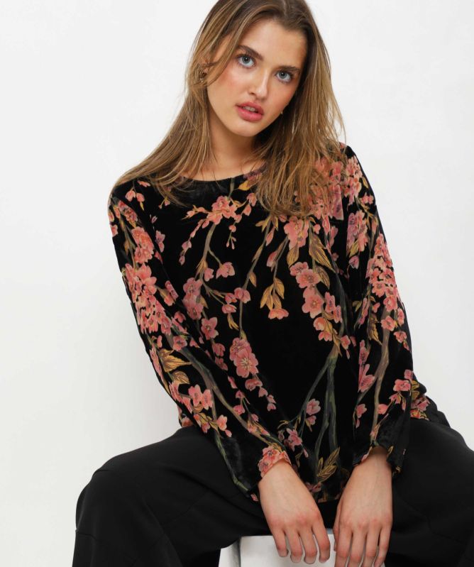 Thanny Casacca Devoré Top | Jules B