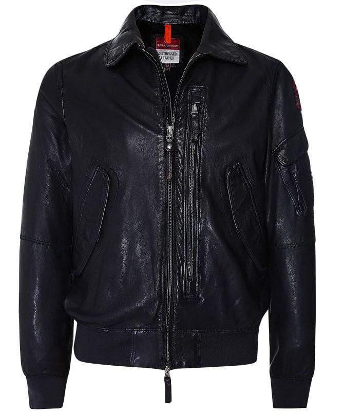 Parajumpers Leather Brigadier Jacket | Jules B
