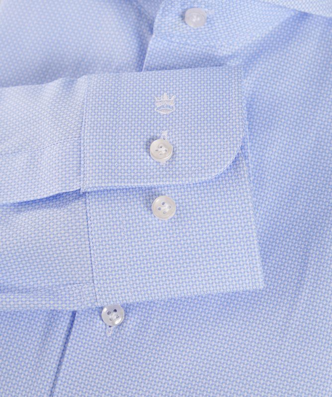 Thomas Maine Tailored Fit Micro Pattern Bari Shirt | Jules B