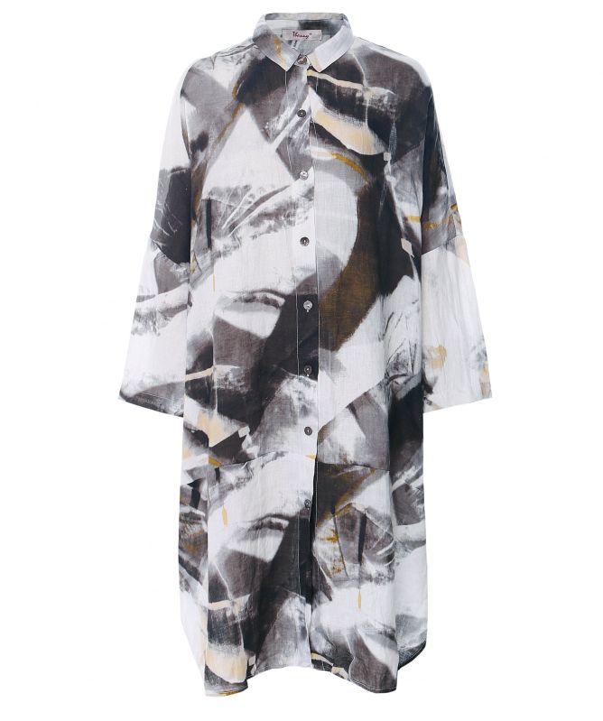 Thanny Linen Oversized Jacket | Jules B