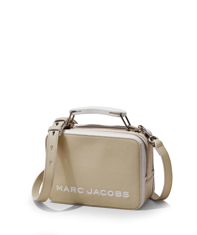 Marc Jacobs Cream The Tricolour Textured Mini Box Bag | Jules B