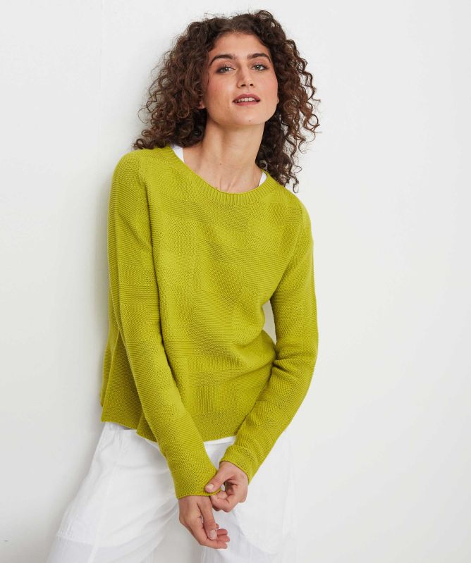 ISCHIKO Cotton Pullover Jumper