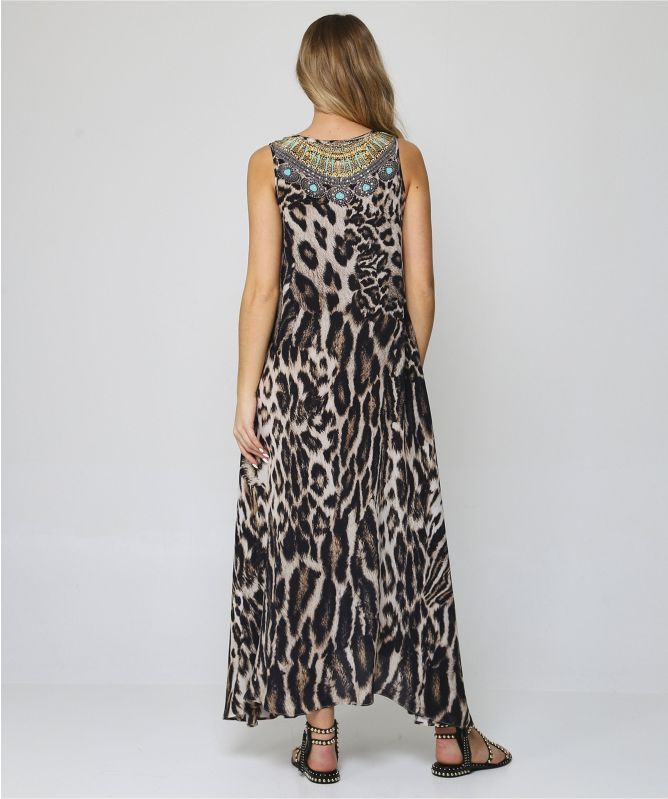 Inoa Siberia Silk Maxi Dress | Jules B