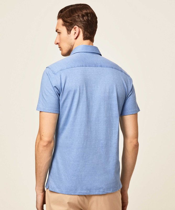 Hackett Cotton Linen Jersey Shirt | Jules B