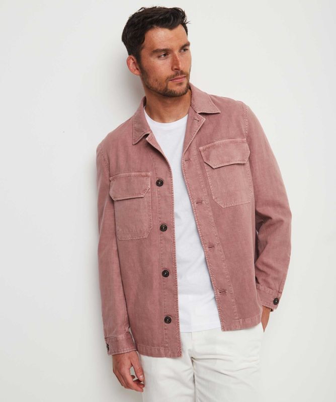LBM 1911 Cotton Linen Overshirt | Jules B
