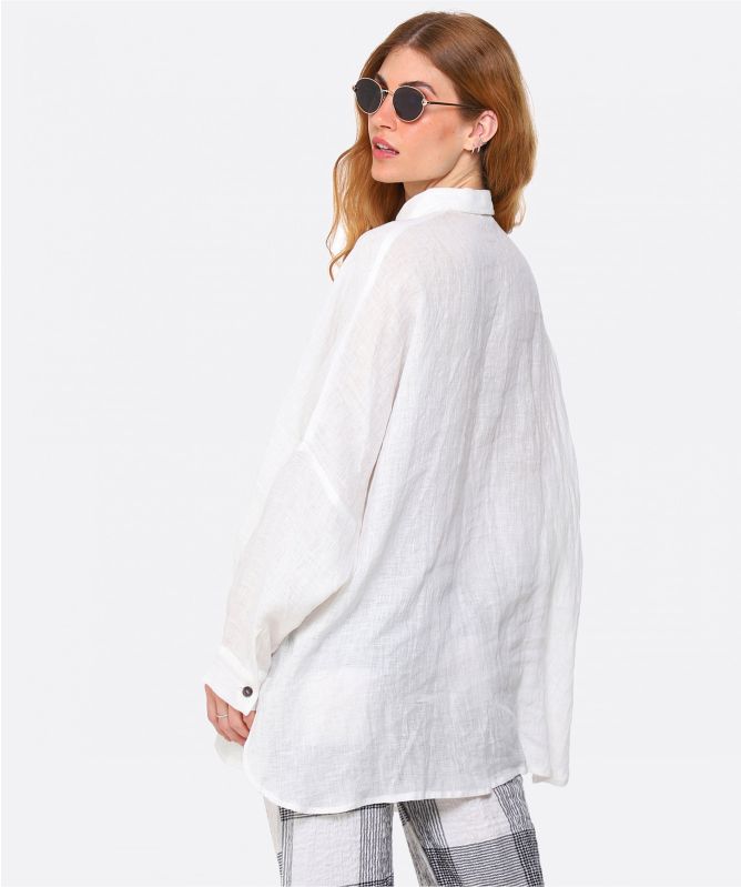 Thanny Anna Oversized Linen Shirt | Jules B