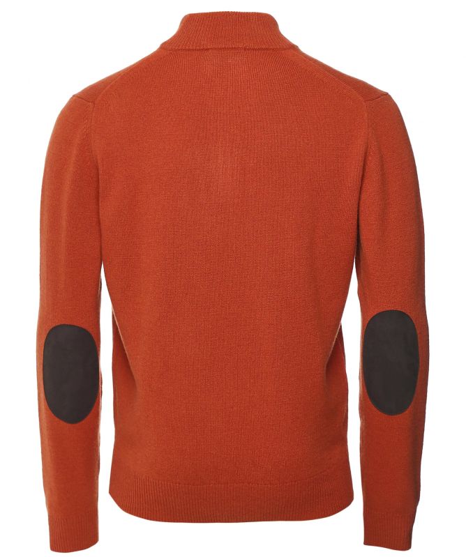Hackett Lambswool Half-Zip Patch Jumper | Jules B