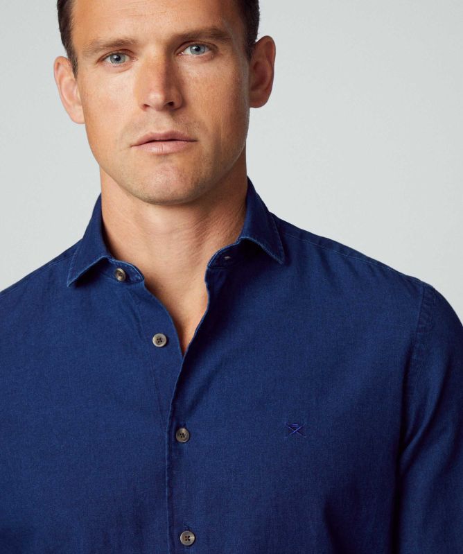 Hackett Slim Fit Denim Shirt | Jules B