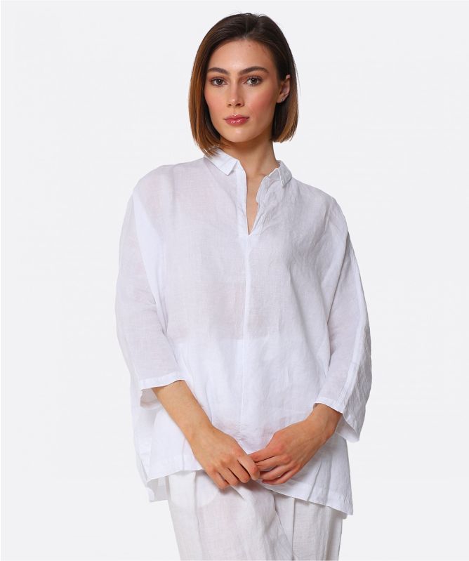 Oska Zuleta Irish Linen Blouse | Jules B